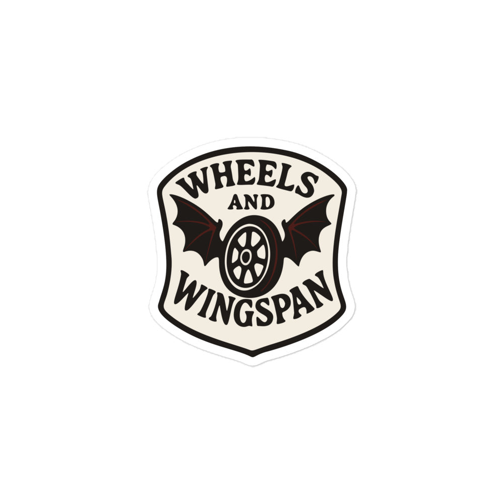 Wheels & Wingspan Logo Sticker – Essentials Collection | Wheels ...